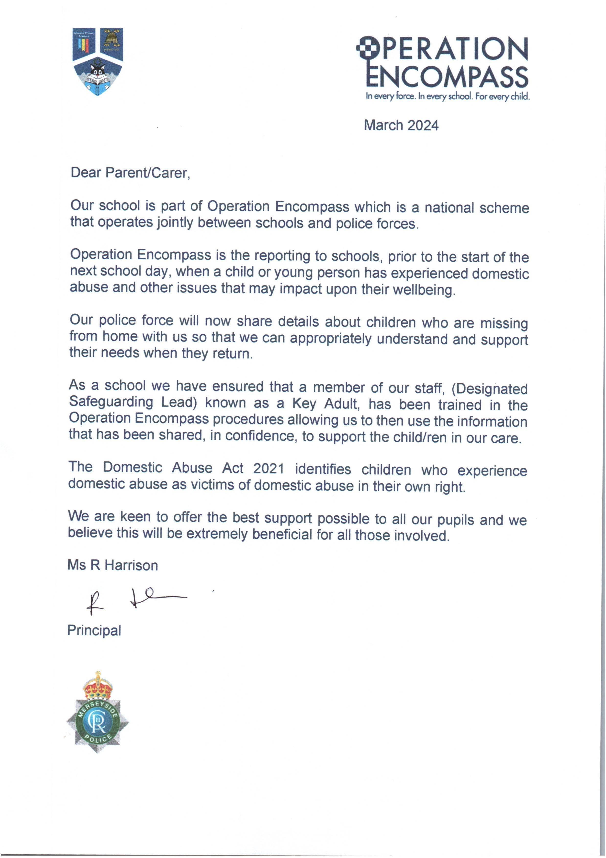 Sylvester Primary Academy - Safeguarding